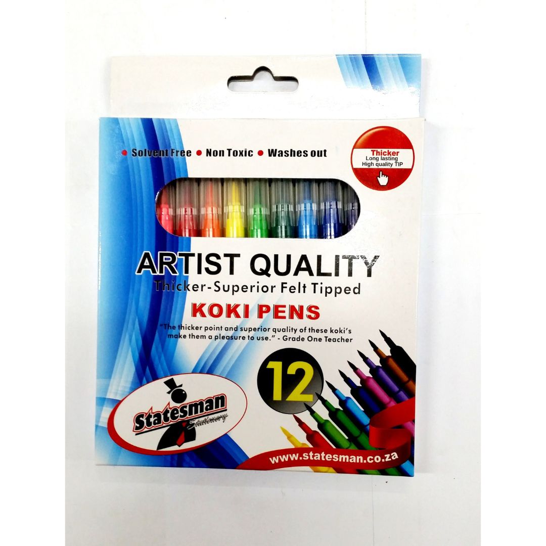 Koki Pens Pack of 12 – Honey Bee Online